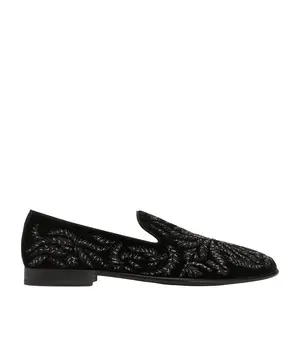 Dolce & Gabbana Velvet Loafers