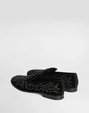 Dolce & Gabbana Velvet Loafers