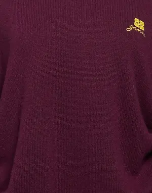 GANNI Solidcolor Knit Top