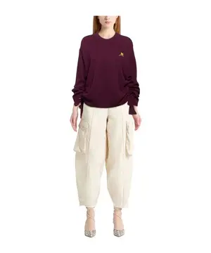 GANNI Solidcolor Knit Top