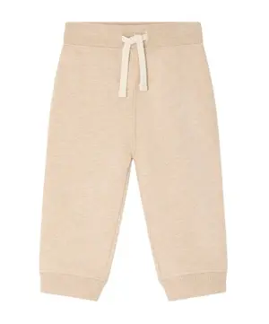 Bonpoint Organic Cotton Drawstring Joggers With Cherry Embroidery
