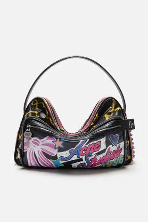 Acne Studios Camero Camera Bag With Punk-inspired Print
