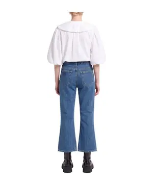 GANNI Mid-rise Straight-leg Jeans