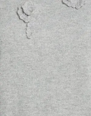 MAXCO. Max&co. Sleeveless Knit Top With Floral Embellishments