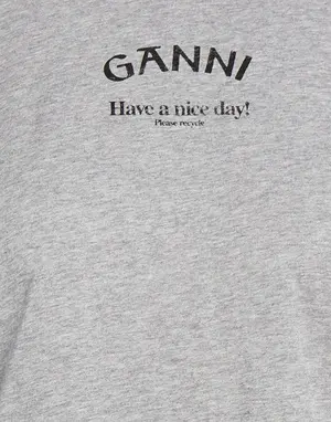 GANNI Printed Shortsleeve Tshirt
