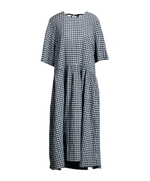 GANNI Fresh Plaid Dress