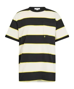Alexander McQueen Colourblock Widestripe Crewneck T-shirt - No