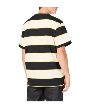Alexander McQueen Colourblock Widestripe Crewneck T-shirt