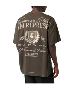 REPRESENT Olivegreen Crewneck Shortsleeve Tee