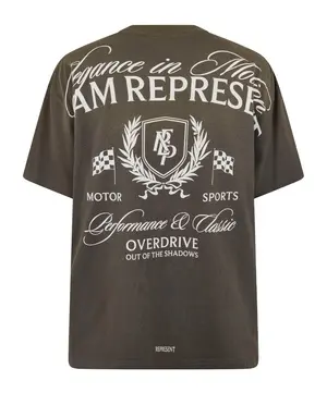 REPRESENT Olivegreen Crewneck Shortsleeve Tee
