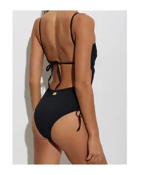 Balmain Lace-up One-piece Swimsuit