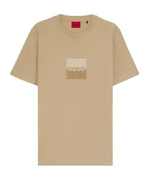 Hugo Boss Light Khaki Crewneck Shortsleeve Tee - Nude