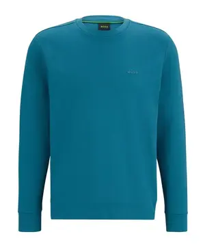 Hugo Boss Teal Crewneck Sweatshirt - Blue