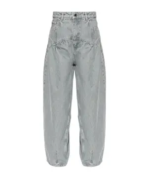 GANNI Belt-loop Jeans - Grey