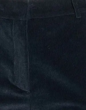 Max Mara Minimalist Straightleg Corduroy Pants