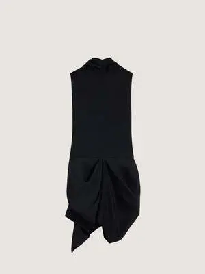 Givenchy Draped Top In Crepe Satin