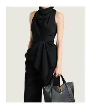 Givenchy Draped Top In Crepe Satin