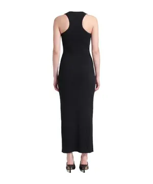Sportmax Sleeveless Ribbed Maxi Dress