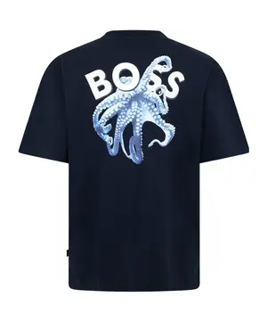 Hugo Boss Navy Crewneck Shortsleeve Tee