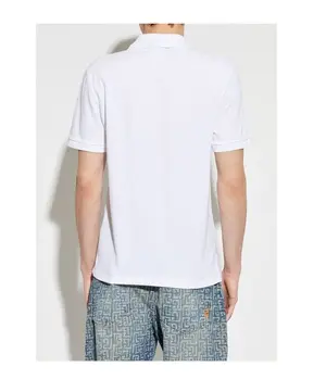 Balmain Logo Detailed Short Sleeved Polo Shirt