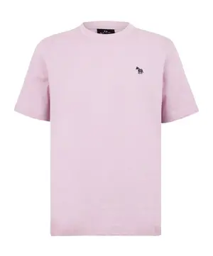Paul Smith Regular Fit Zebra Crew-neck T-shirt - Pink
