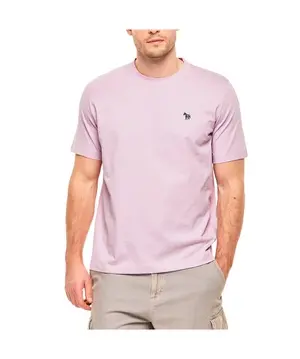 Paul Smith Regular Fit Zebra Crew-neck T-shirt - Pink