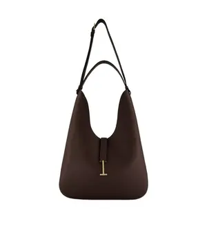 TOM FORD Medium Hobo Shoulder Bag With T Charm