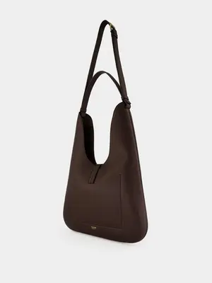 TOM FORD Medium Hobo Shoulder Bag With T Charm