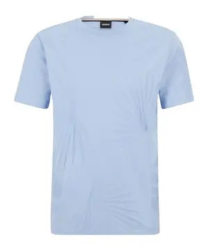 Hugo Boss Lightblue Crewneck Shortsleeve Tee - Blue
