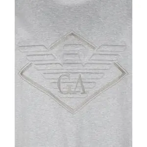 Emporio Armani Heather Grey Crewneck Shortsleeve Tee