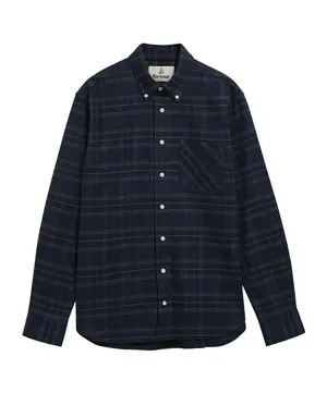 Barbour Buttondown Check Shirt - Black