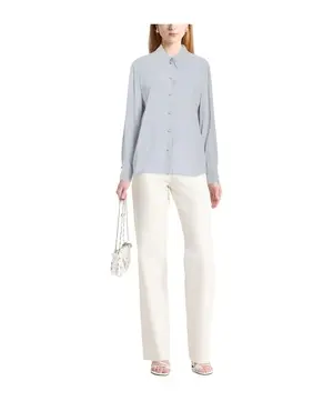 Chloé Embroidered Solid-color Shir