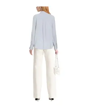 Chloé Embroidered Solid-color Shir