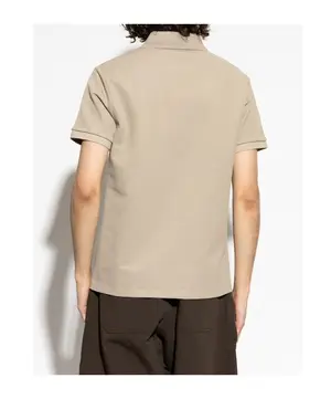 Balmain Embroidered Sun Logo Polo Shirt