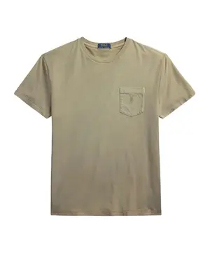 Ralph Lauren Khaki Crewneck Shortsleeve Tee - No