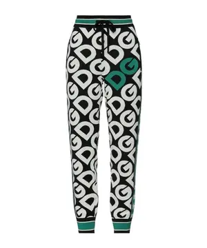 Dolce & Gabbana Lightweight Knit Logo Pants