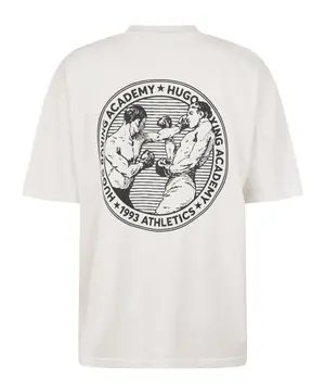 Hugo Boss Offwhite Crewneck Shortsleeve Tee