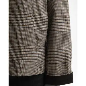 Barbour Check Hooded Short Jacket
