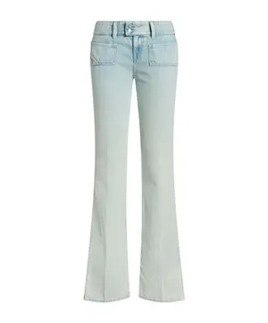 DIESEL® Flared Denim Trousers - Blue