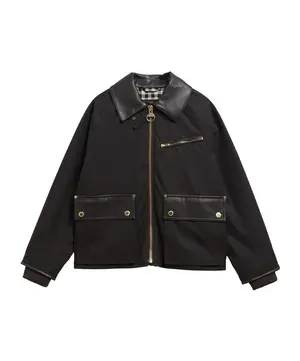 Barbour Collar Cropped Jacket