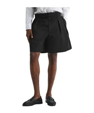 Saint Laurent Pleated Woven Tracksuit Shorts