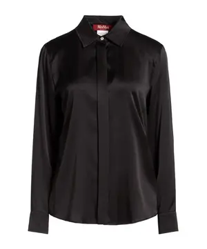 Max Mara Solid Colour Shirts - Black