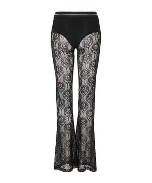 Palm Angels Fullflorallace Flare Trousers