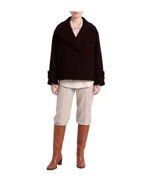 Chloé Double-breasted Felt Coat