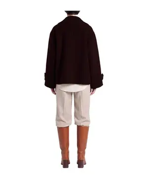 Chloé Double-breasted Felt Coat