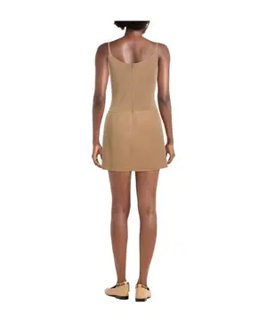 Max Mara Sleeveless Sweetheart Neckline Knit Dress