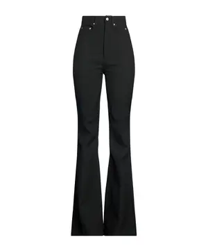 Rick Owens Plain Colour Casual Trousers - Black
