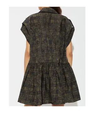 GANNI Dress In Printed Cotton