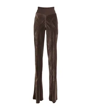 Rick Owens Velvet Wide-leg Pants