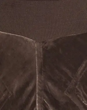 Rick Owens Velvet Wide-leg Pants